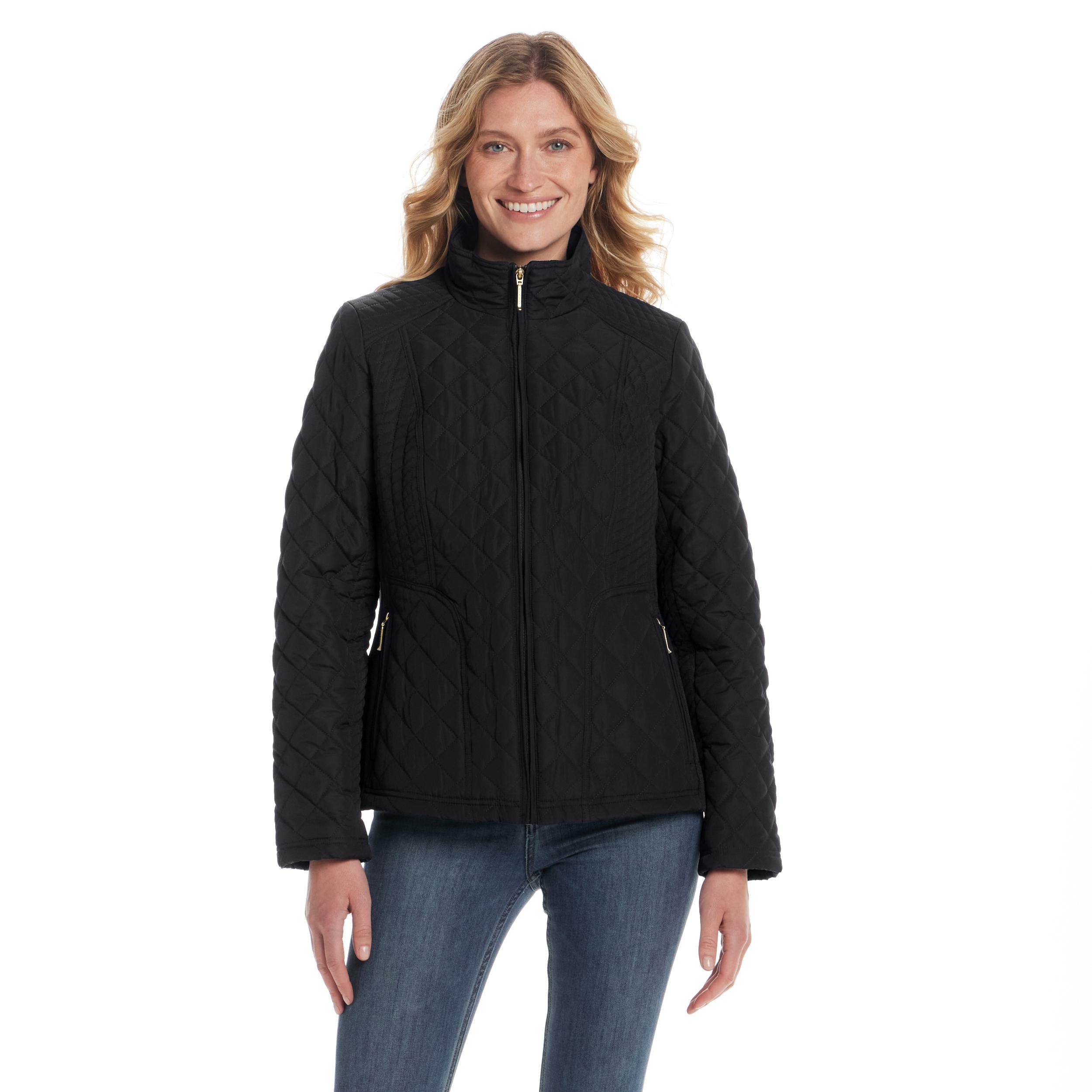 Click here for Womens Weatherproof(R) Solid Quilted Puffer with S... prices